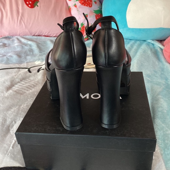 Dolls Kill | Shoes | Lamoda Black Chunky Platform Sandals Rave Shoes ...